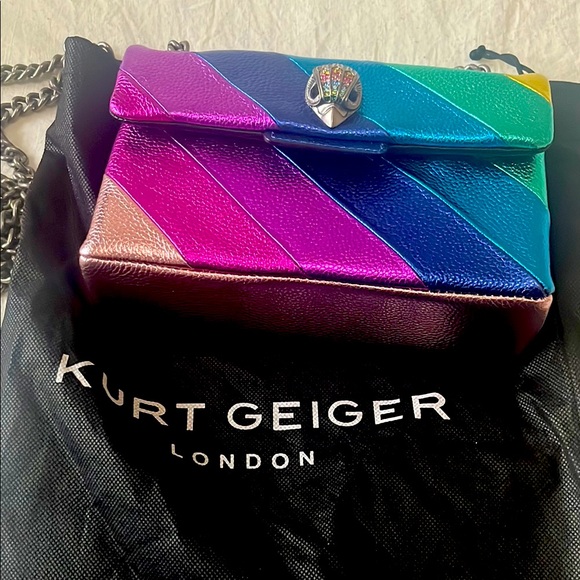 Kurt Geiger | Bags | Kurt Geiger Kensington London Rainbow Bag | Poshmark